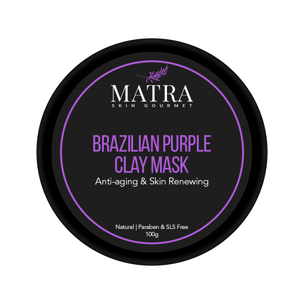 Matra Brazilian Purple Clay Mask - Best Anti Aging Face Mask