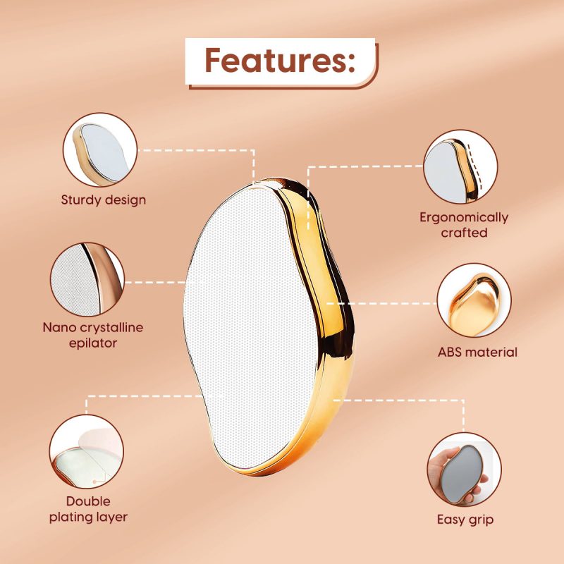 Matra Crystal Hair Remover Nanocrystalline Magic Hair Eraser Stone for ...