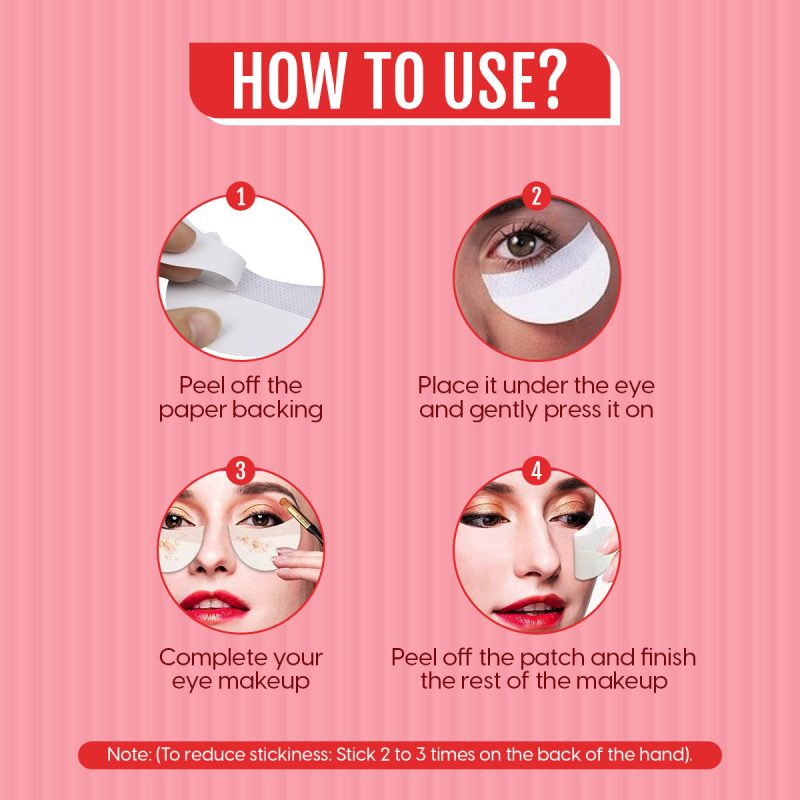 Matra Disposable Under Eye Makeup Patches (20pcs) | Prevent Fallout ...