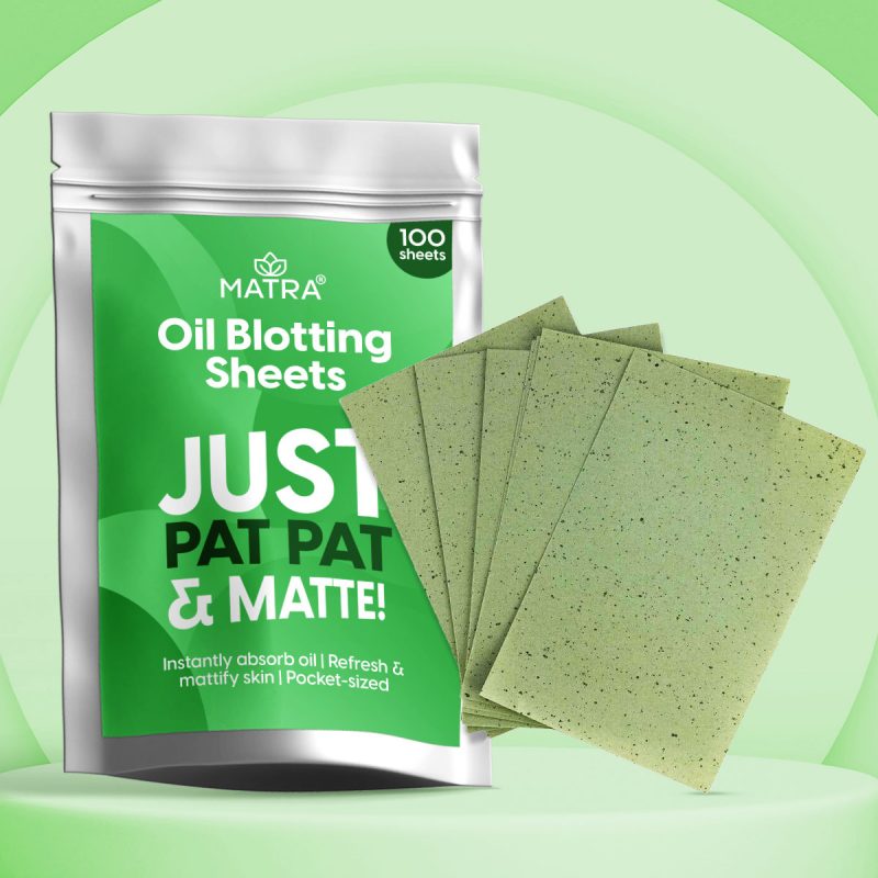 Matra Oil Absorbing Paper Oil Control Face Blotting Sheets For Oily ...