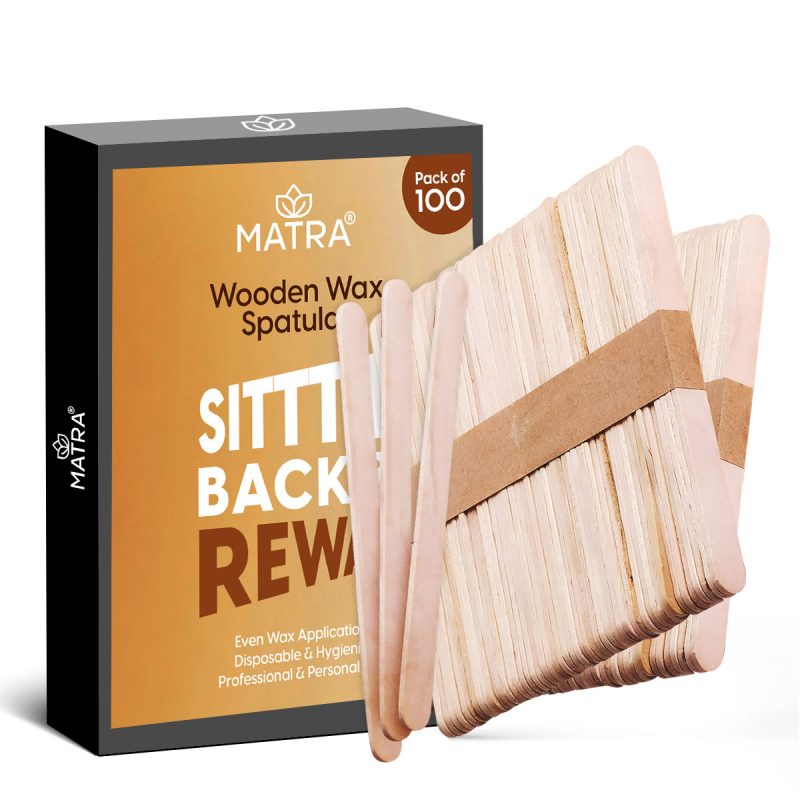 Matra Wooden Spatulas for Waxing Wax Applicator Knife Sticks for Wax ...